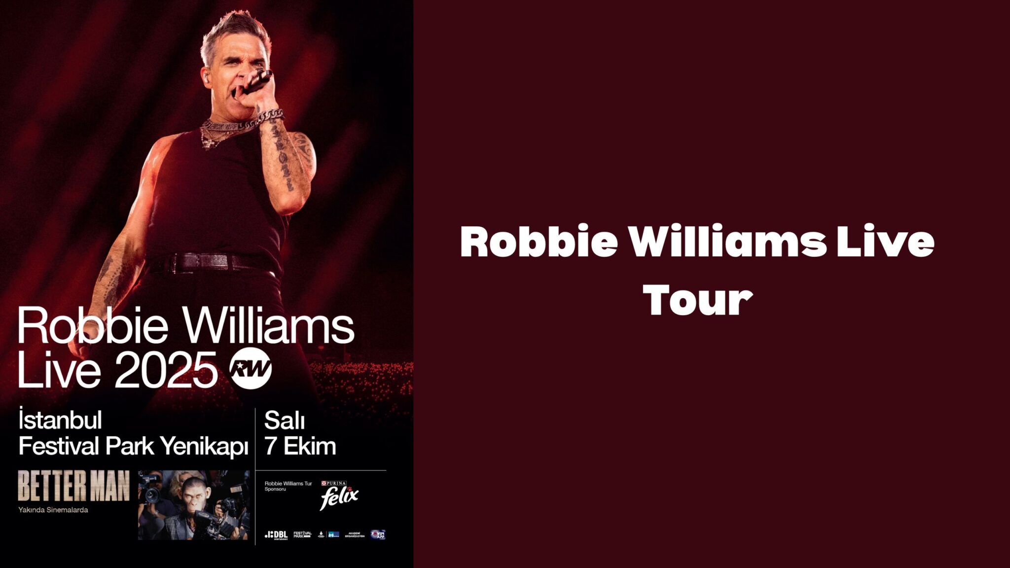Robbie Williams Britpop Tour Setlist 2025: All Concerts