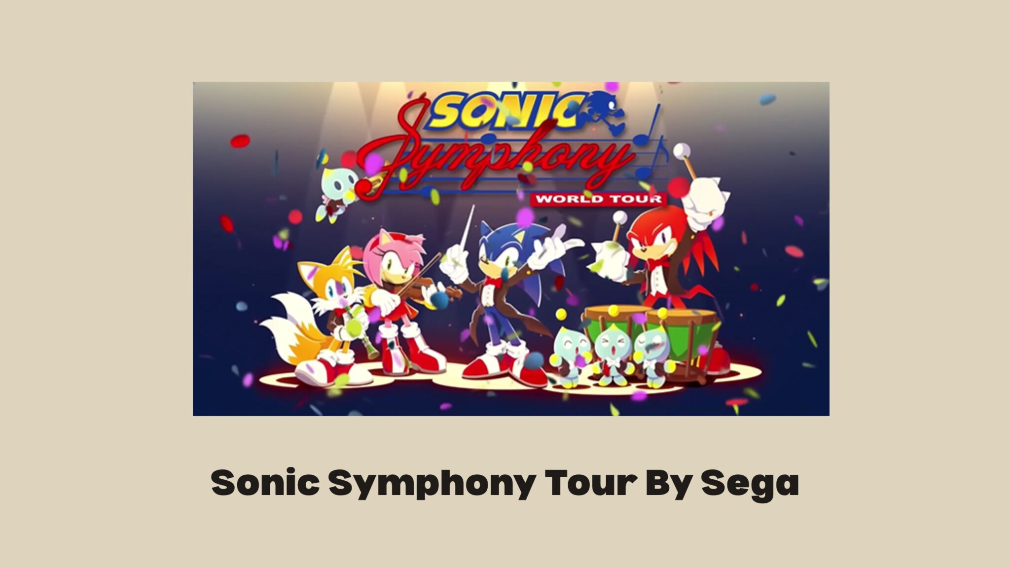 Sonic Symphony Tour By Sega: Know All Details