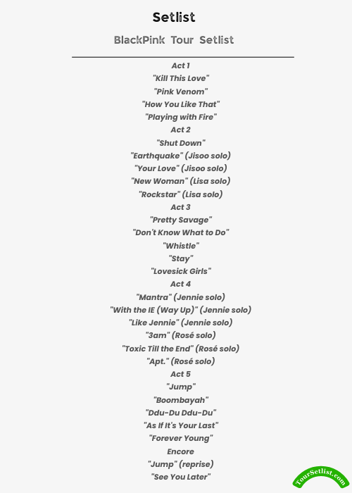 BlackPink Deadline World Tour 2026 Dates, Cities And Venues Info