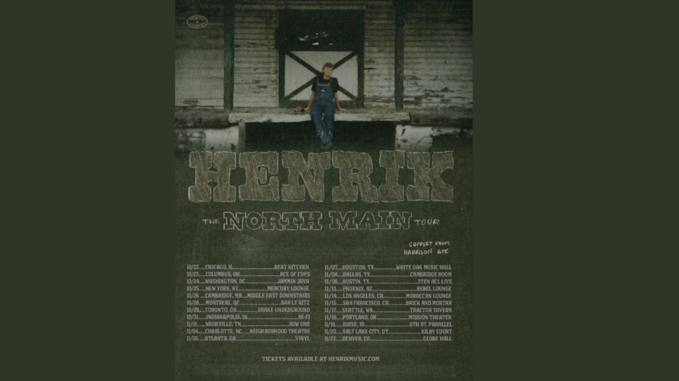 Henrik Announces The North Main Tour 2025