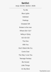 Jorja Smith Setlist 2025: Check Jorja Smith Concert Setlists