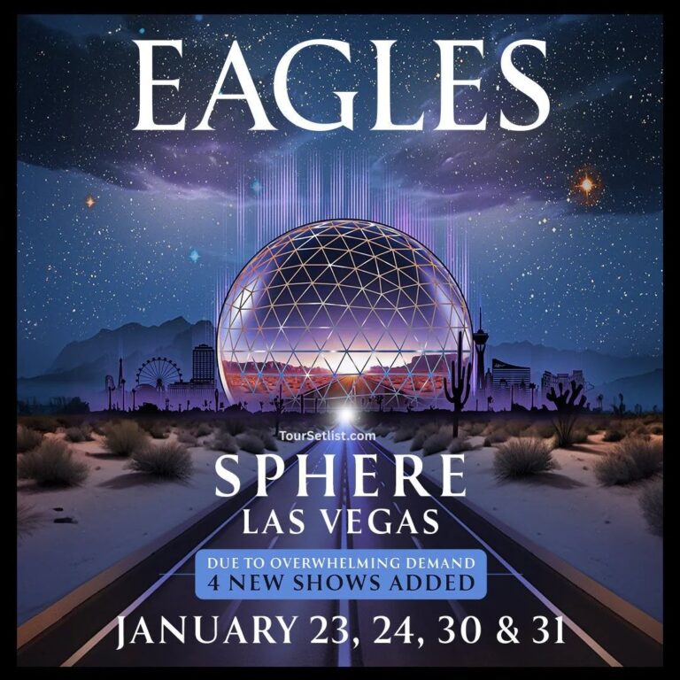Eagles Tour 2026 Dates, Setlist, Schedule, Support & Tickets