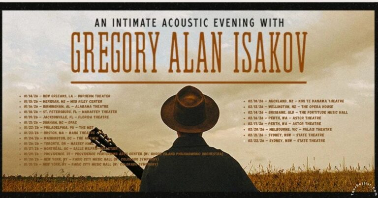 Gregory Alan Isakov Tour 2026 Dates, Setlist & Tickets