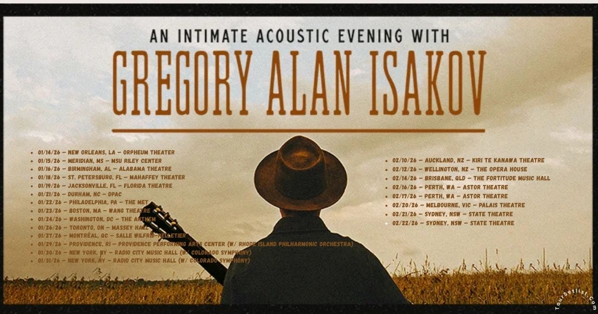 Gregory Alan Isakov Tour 2026 Dates, Setlist & Tickets
