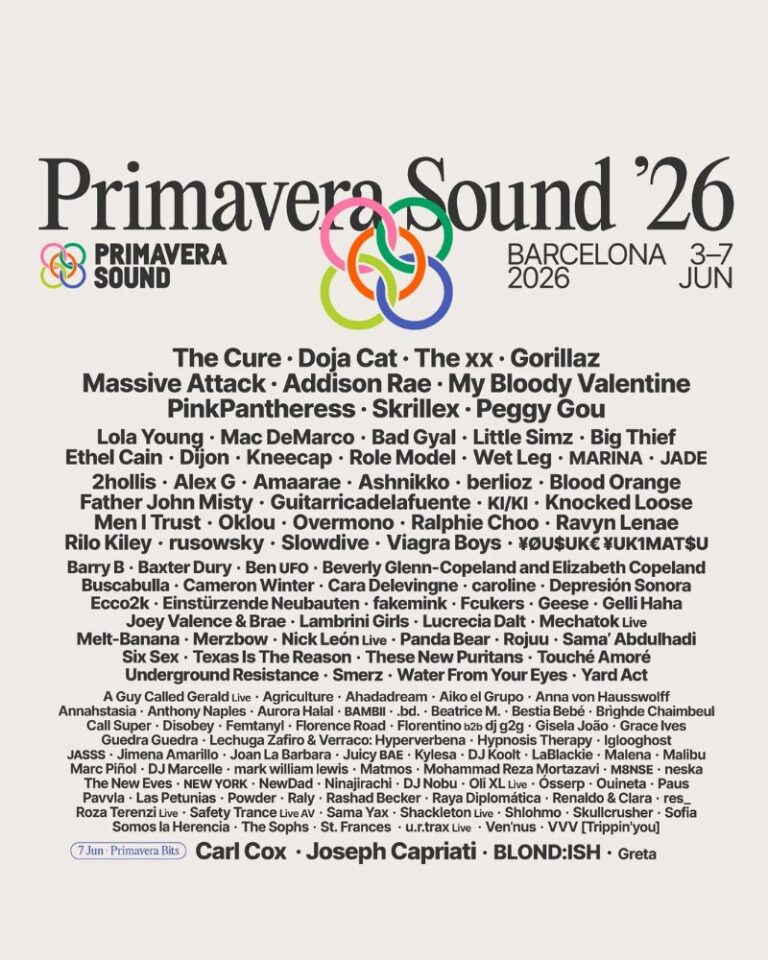 Primavera Sound 2026 Lineup, Dates, Headliners & Tickets