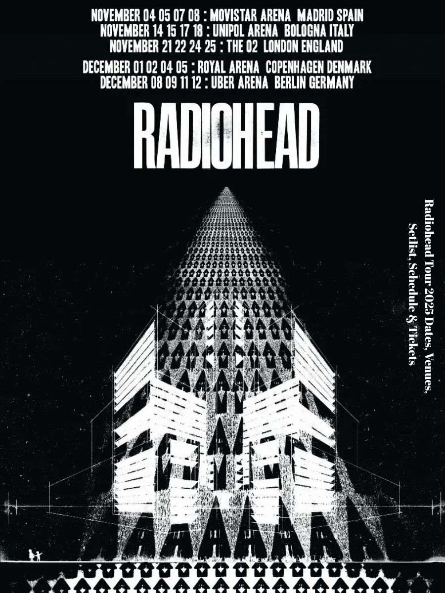 Radiohead Tour 2025 Dates, Venues, Setlist, Schedule & Tickets