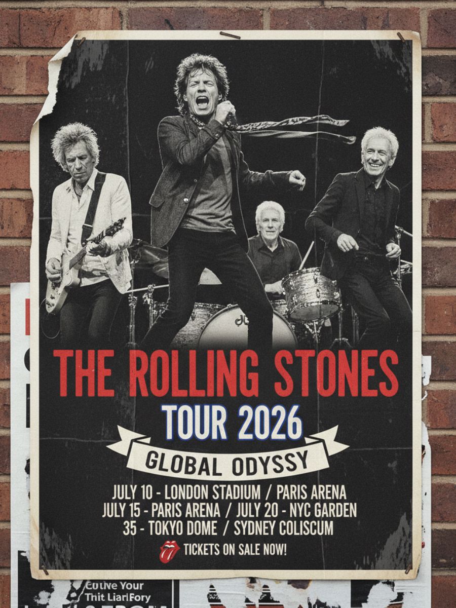 Rolling Stones Tour 2026 - Tour Dates, Setlist, Cities & Presale Tickets