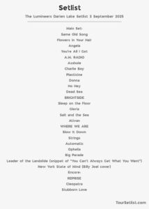 Concert Setlists 2026: Get All Music Concerts Setlists