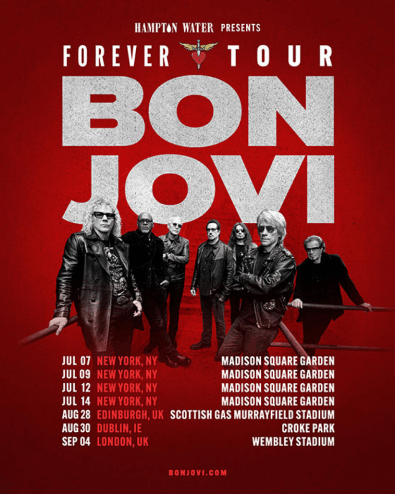 Bon Jovi Announce 2026 Forever Tour Dates & Presale Info
