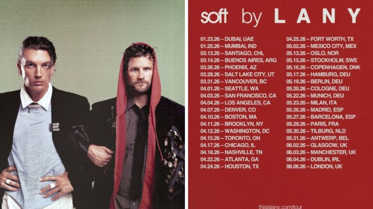 Lany Soft World Tour 2026 Dates, Setlist, Cities & Tickets