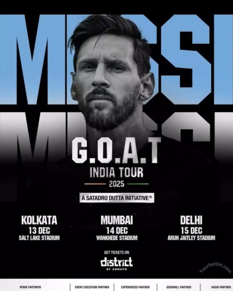 Lionel Messi India Tour 2025 - Dates, Cities, Venues, Schedule & Ticket