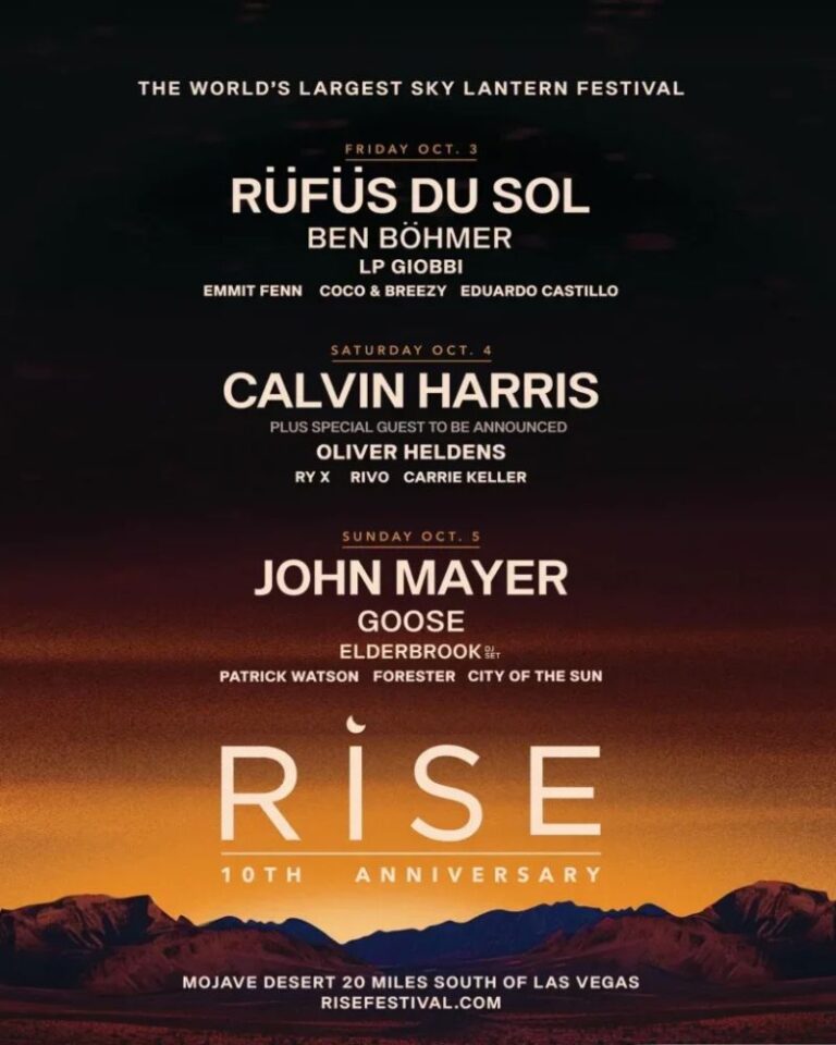 Rise Festival 2025 Lineup, Dates, Schedule, Setlist & Tickets