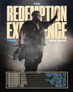 Rod Wave Redemption Tour Dates 2025-26 & Venues