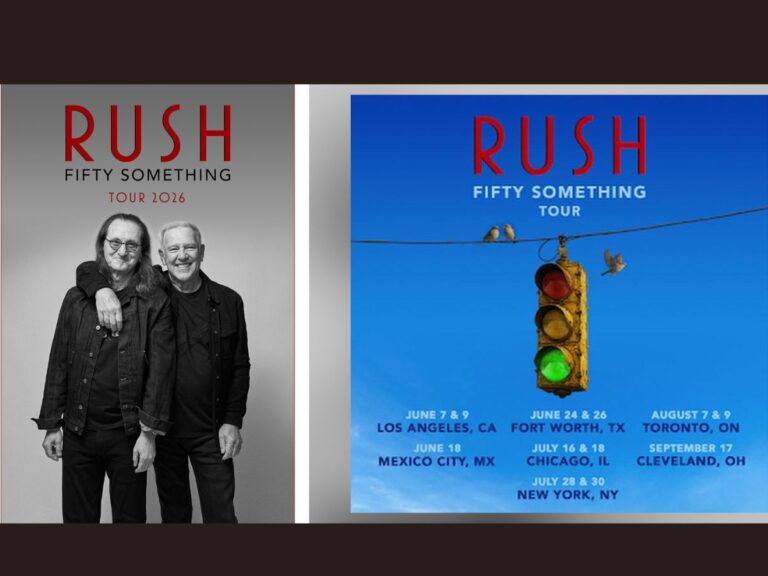 Rush Reunion Tour 2026 Dates, Setlist, Support & Presale Tickets