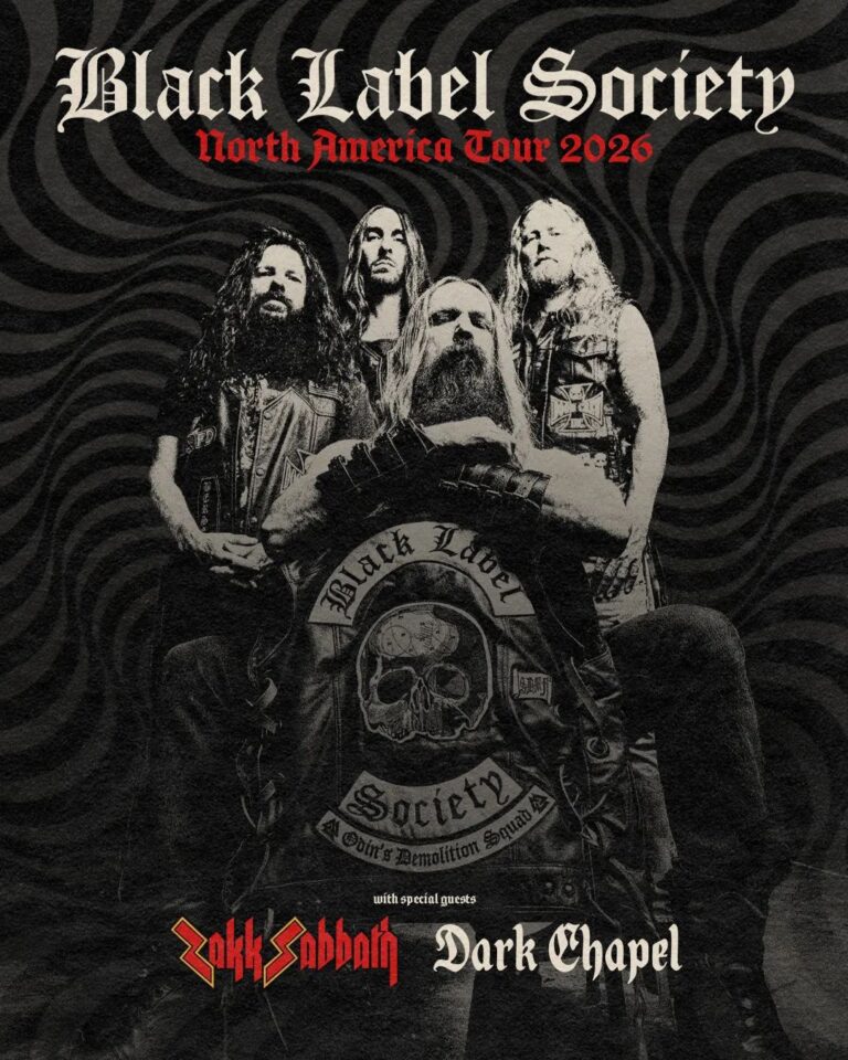 Black Label Society 2026 North America Tour With Zakk Sabbath