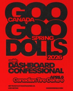 Goo Goo Dolls 2026 Tour Dates, Setlist Cities & Presale
