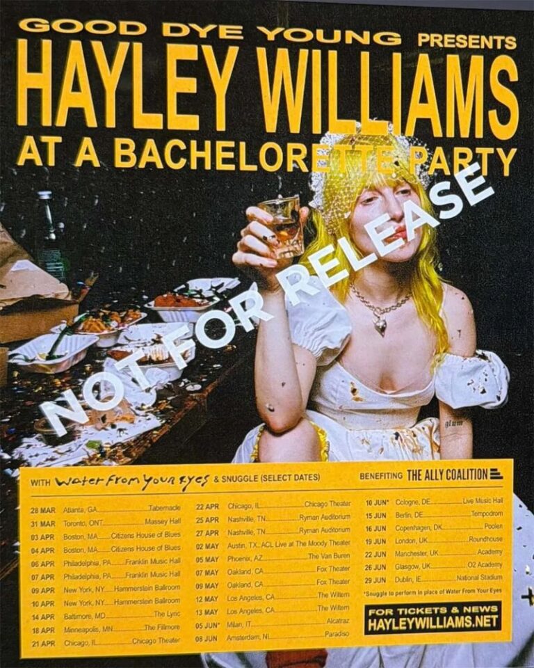 Hayley Williams 2026 Ego Death Tour Setlist + Video