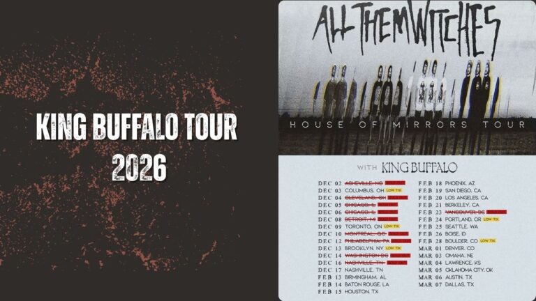 King Buffalo Tour 2026: Full Tour Dates, Setlist And Presale Info