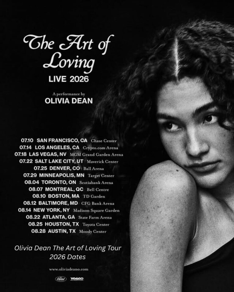 Olivia Dean Australia Tour 2026 Dates, Setlist & Presale Tickets