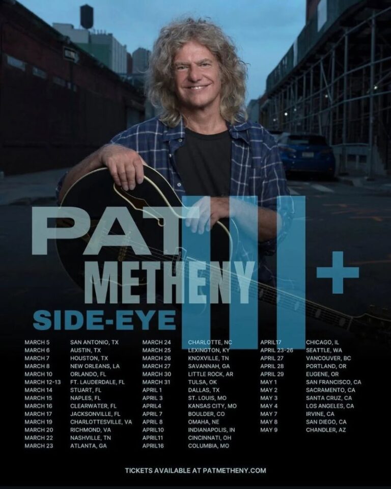 Pat Metheny Tour 2026 – Dates, Setlist, Venues & Presale Tickets