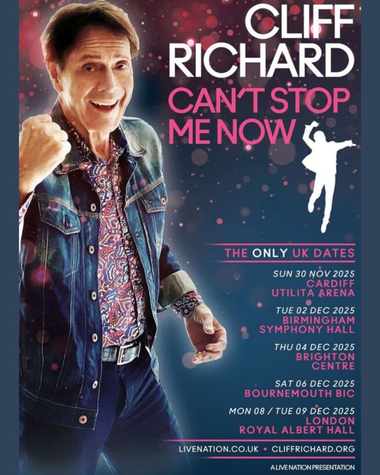 Sir Cliff Richard Farewell Tour 2025-26 - Dates, Setlist & Presale