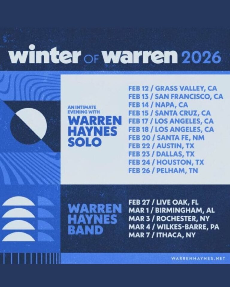 Warren Haynes Announces 2026 Tour