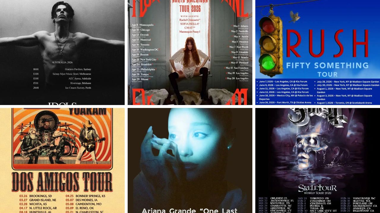 10 Most Anticipated Tours Of 2026