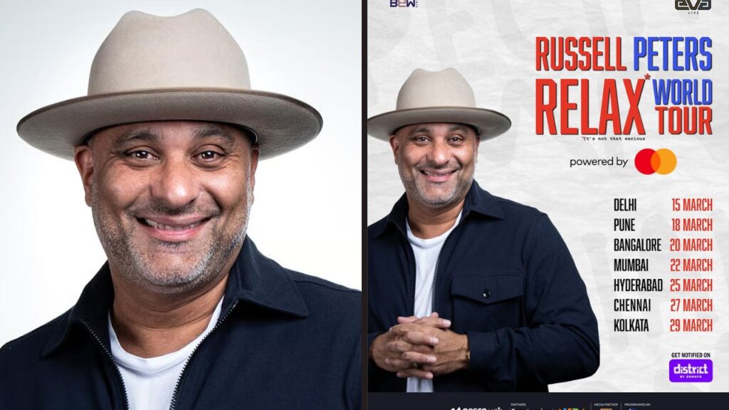 Russell Peters India Tour 2026 Dates Announced
