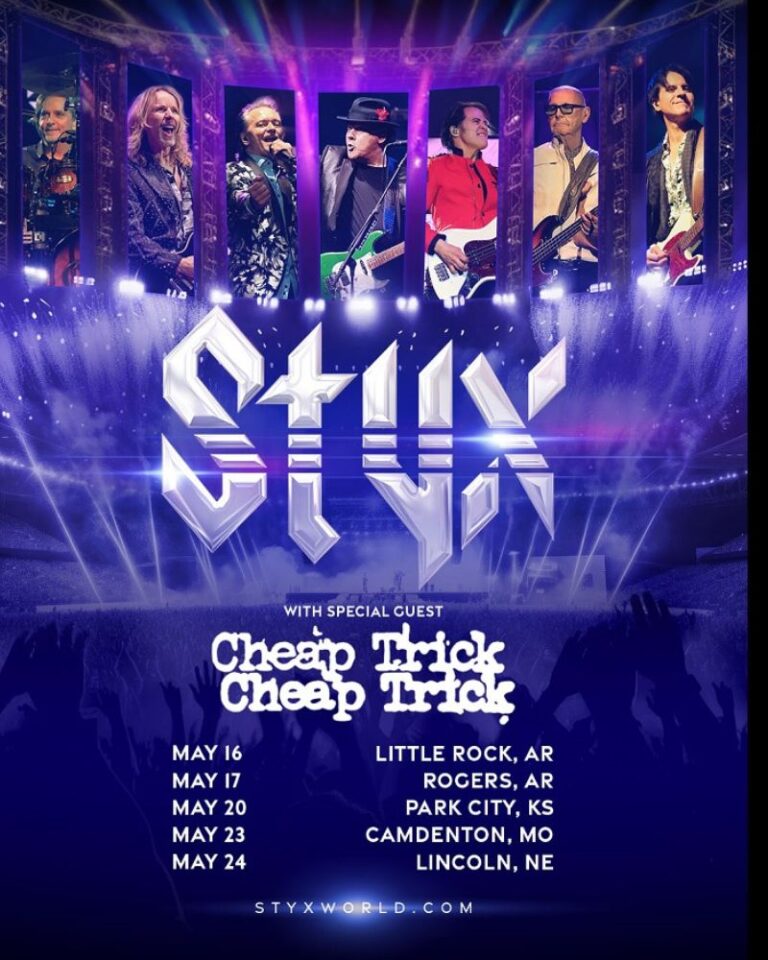 Styx Tour 2026 - Dates, Setlist, Venues, Cities & Presale Tickets