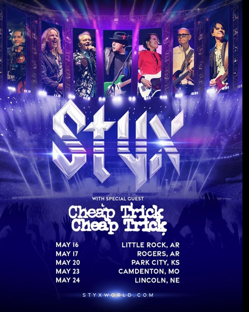 Styx Tour 2026 - Dates, Setlist, Venues, Cities & Presale Tickets