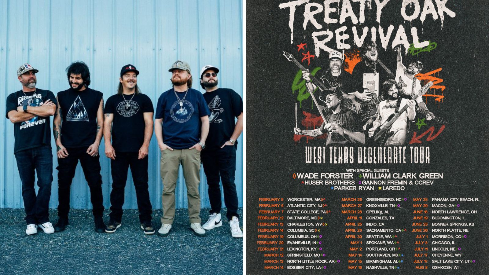 Treaty Oak Revival 2026 Tour Dates, Setlist & Presale