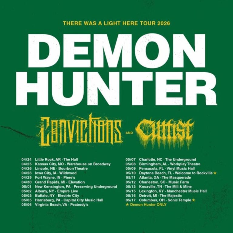 Demon Hunter Spring 2026 US Tour Final Dates Revealed