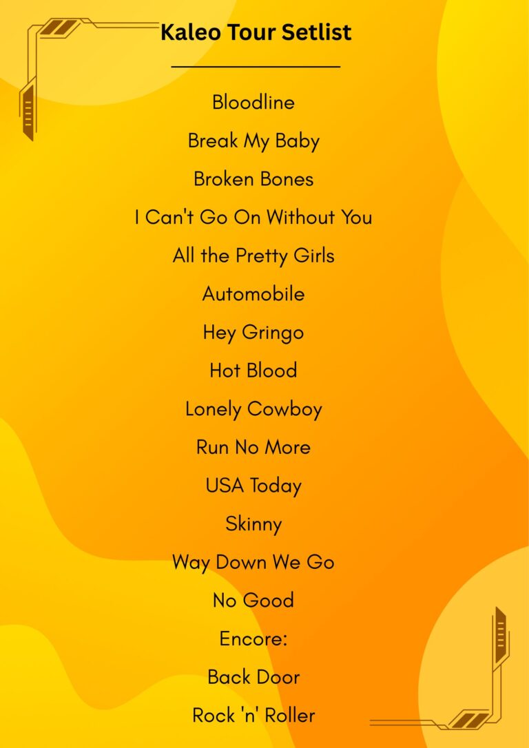 Kaleo Tour 2026 – Concert Dates, Setlist, Venue & Tickets