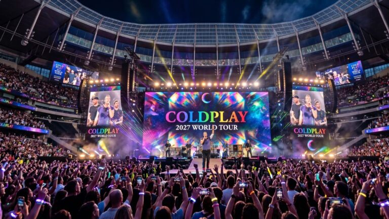 Coldplay 2027 Tour Dates - Cities, Venues & Countries