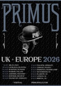 Primus 2026 Tour Setlist, Dates Tickets & Presale Info