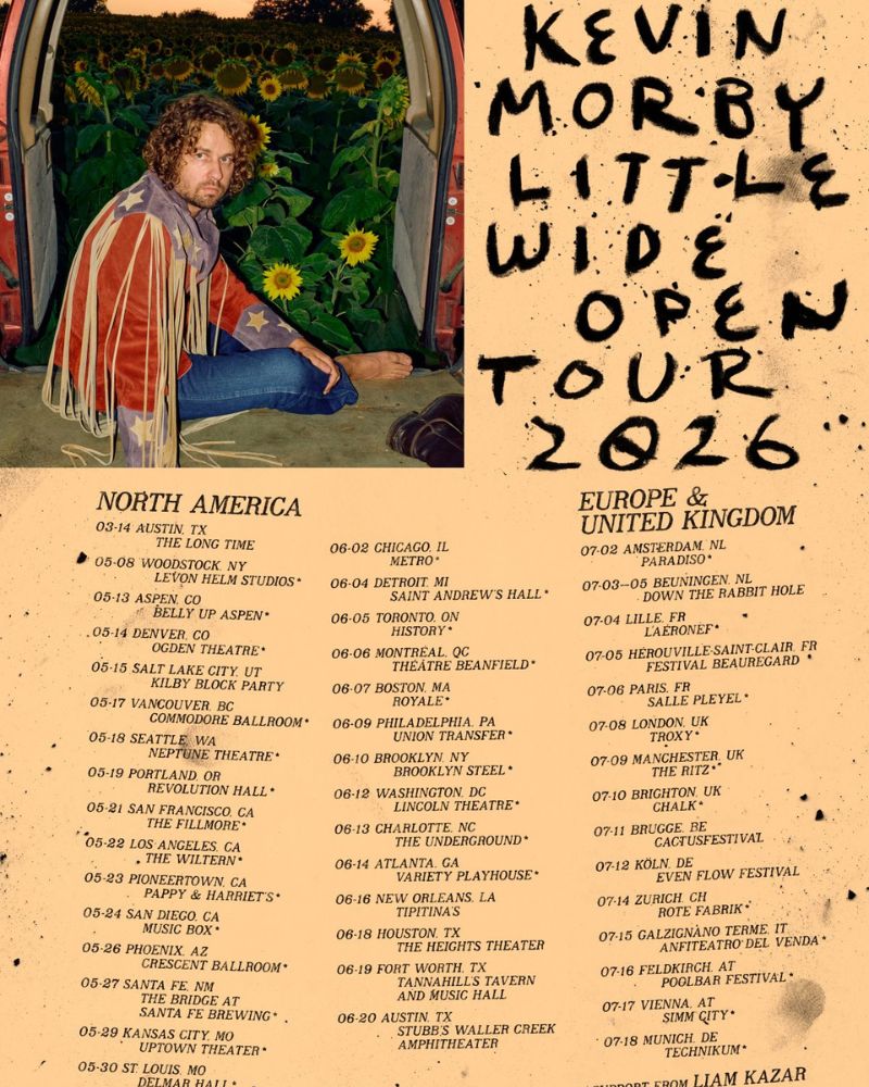 Kevin Morby Tour 2026 – Tour Dates, Setlist, Cities & Presale Info