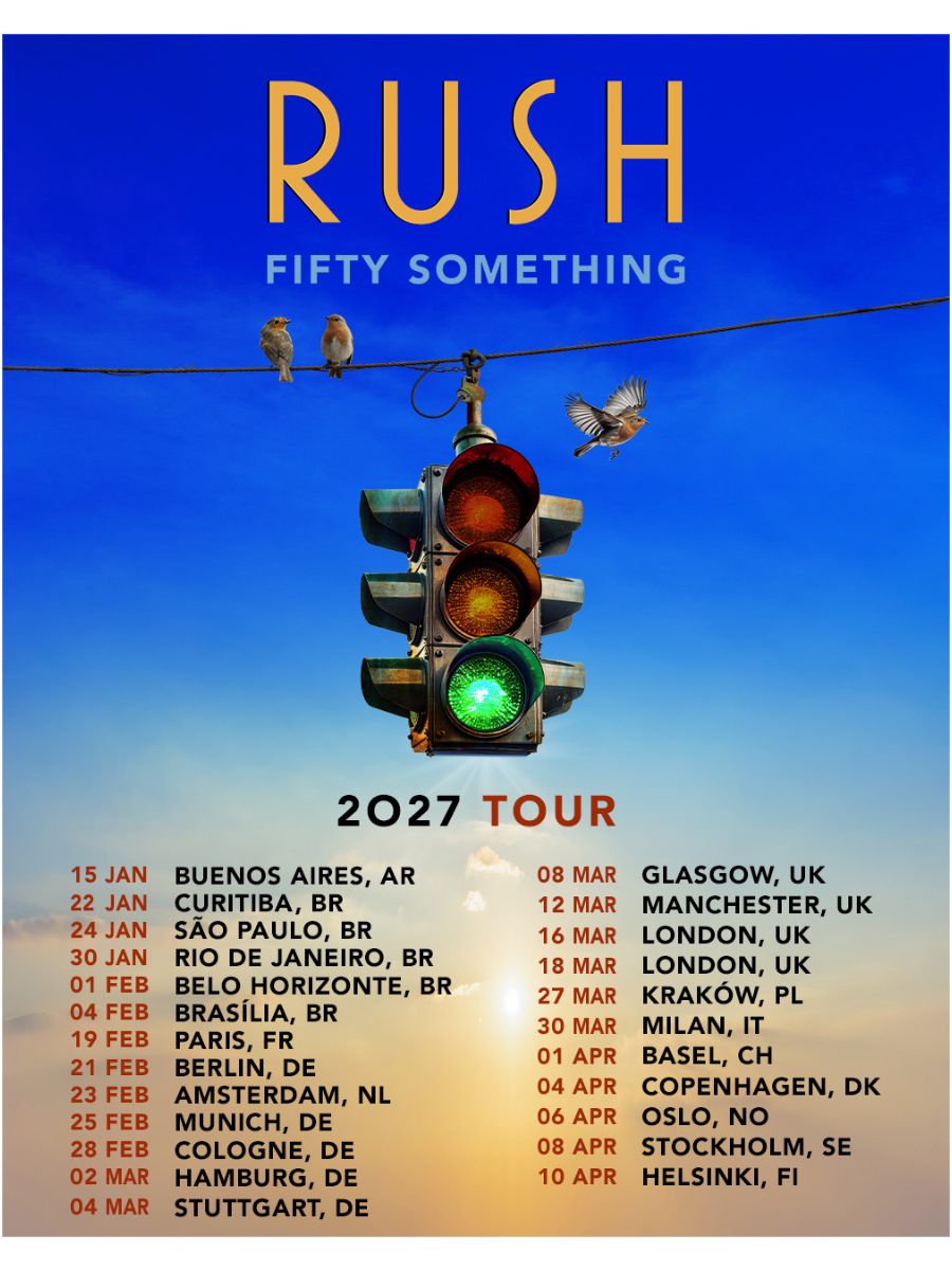 Rush Tour 2027 - Dates, Setlist, Venue & Presale Tickets