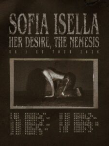 Sofia Isella Tour 2026 – Dates, Setlist, Venues & Presale Tickets