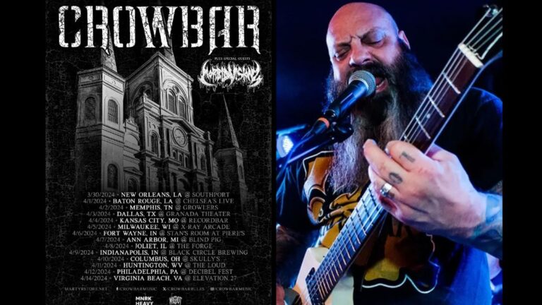 Crowbar Tour 2026 – Dates, Setlist, Cities & Presale Tickets