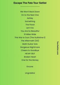 Escape The Fate 2026 Tour Setlist – Dates, Cities & Presale Tickets