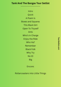 Tank And The Bangas 2026 Tour - Setlist, Schedule & Presale Tickets