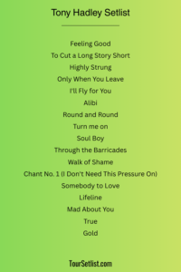 Tony Hadley Tour 2026 – Dates, Setlist, Cities & Presale Tickets