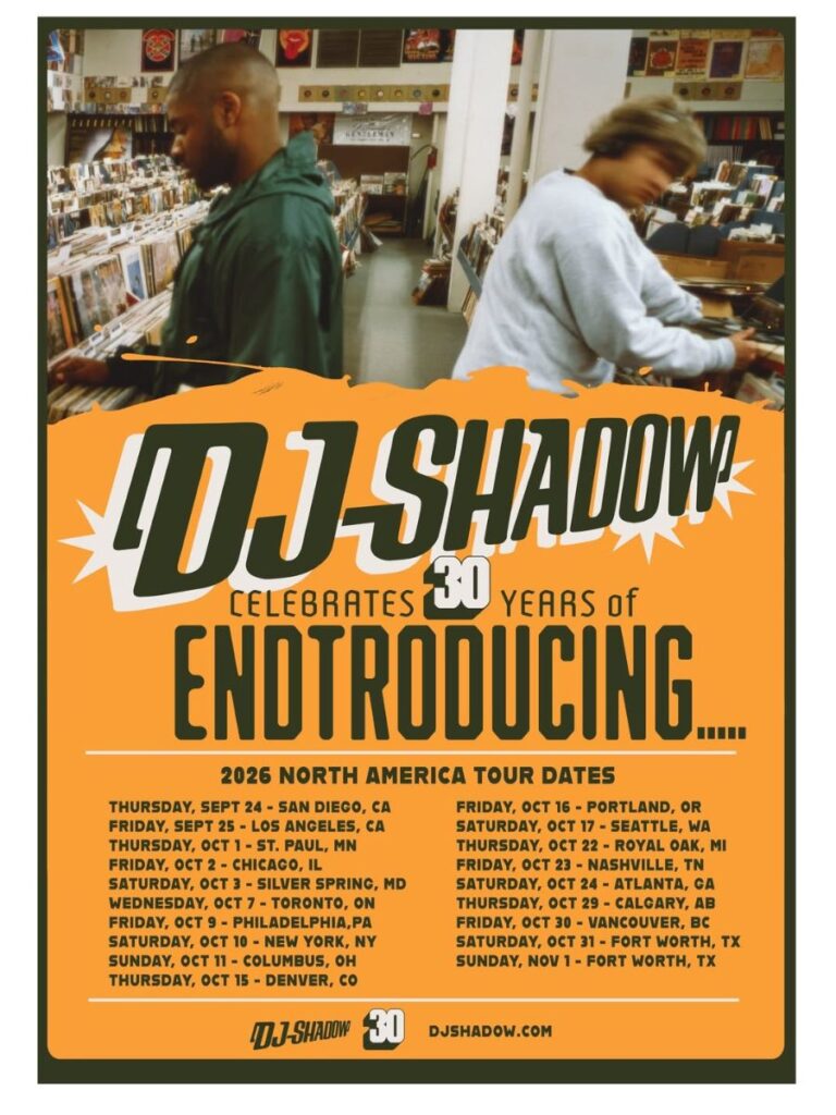 DJ Shadow 2026 Tour – Dates, Setlist, Cities & Presale Info