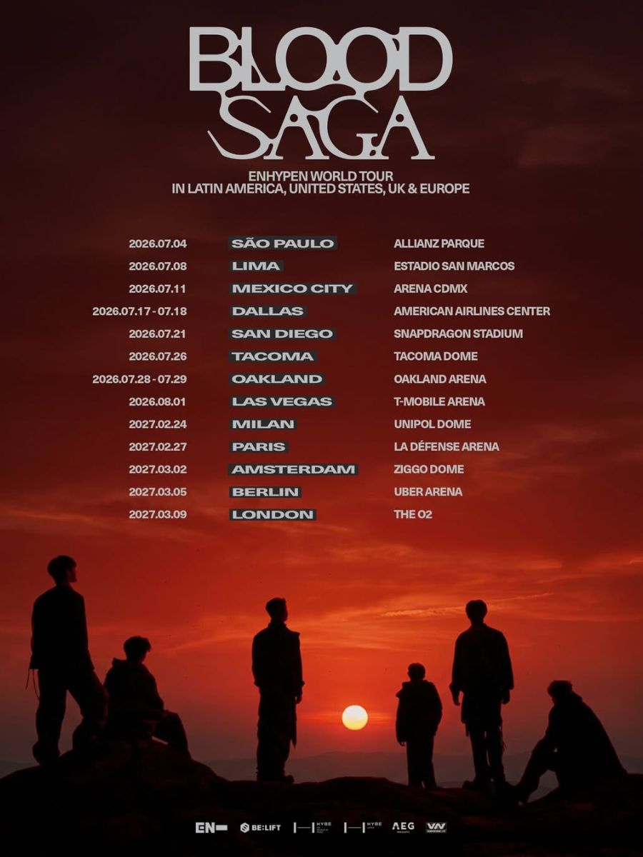 ENHYPEN Announce 2026 Blood Saga World Tour