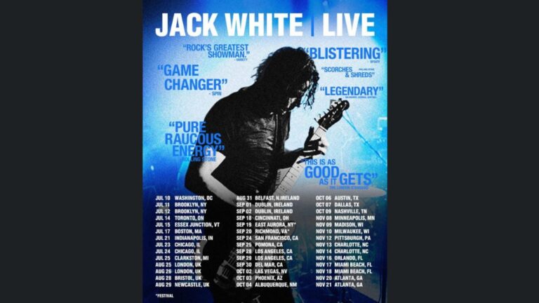 Jack White 2026 Tour Setlist – Dates, Cities & Presale Info