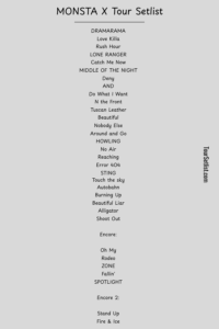 MONSTA X 2026 Tour Setlist – Dates, Cities & Presale Info