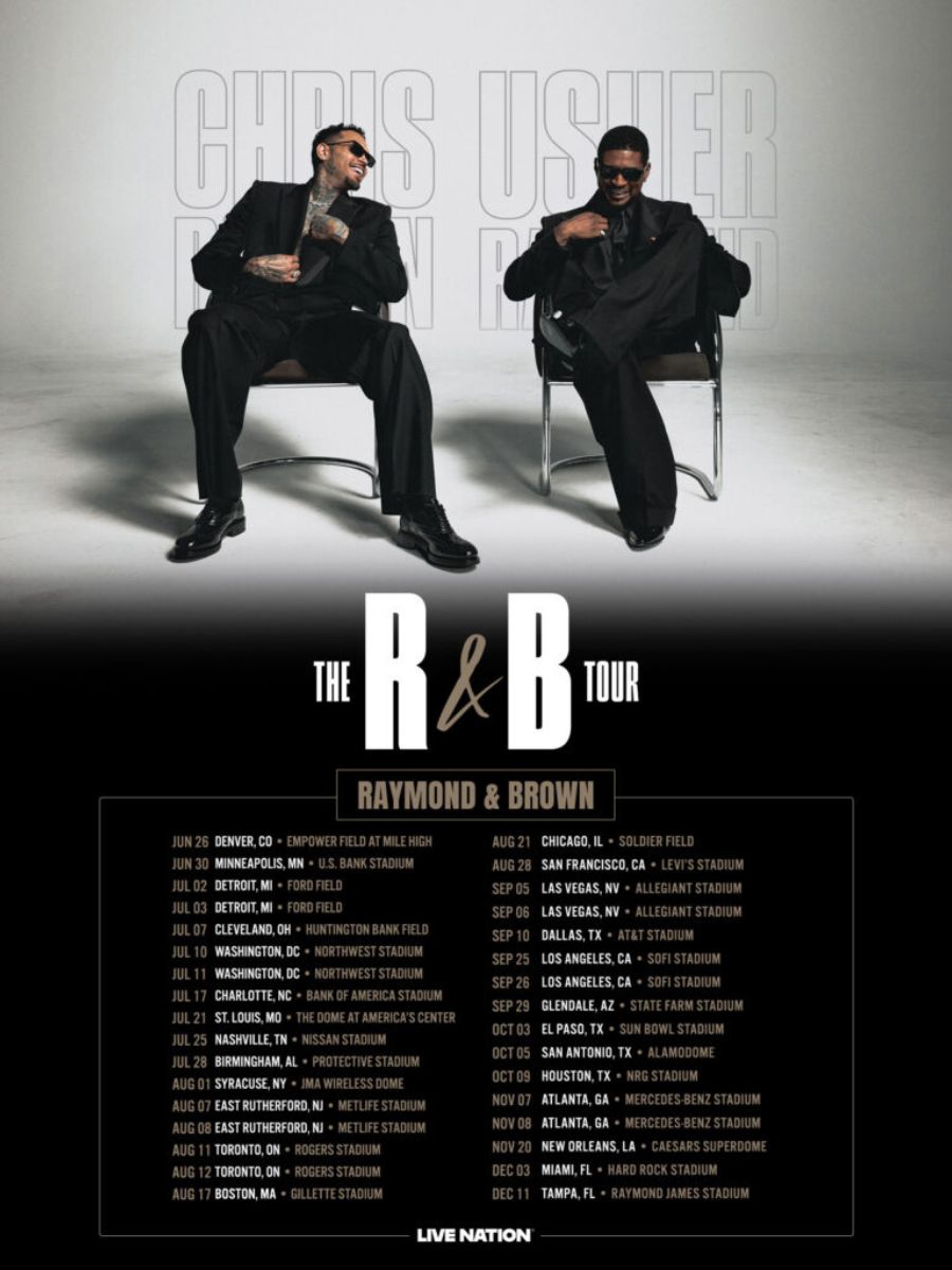 Usher And Brown 2026 Tour - Setlist, Dates & Presale Tickets