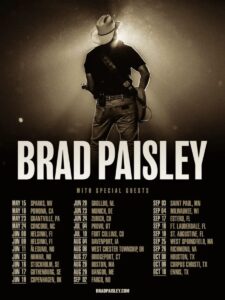 Brad Paisley 2026 Tour - Setlist, Dates, Cities & Presale Info